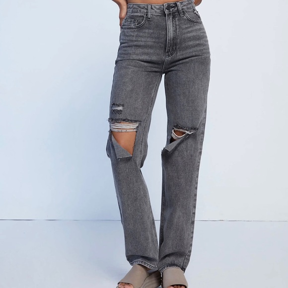PacSun | Jeans | Pacsun Washed Black Ripped 9s Boyfriendjeans | Poshmark